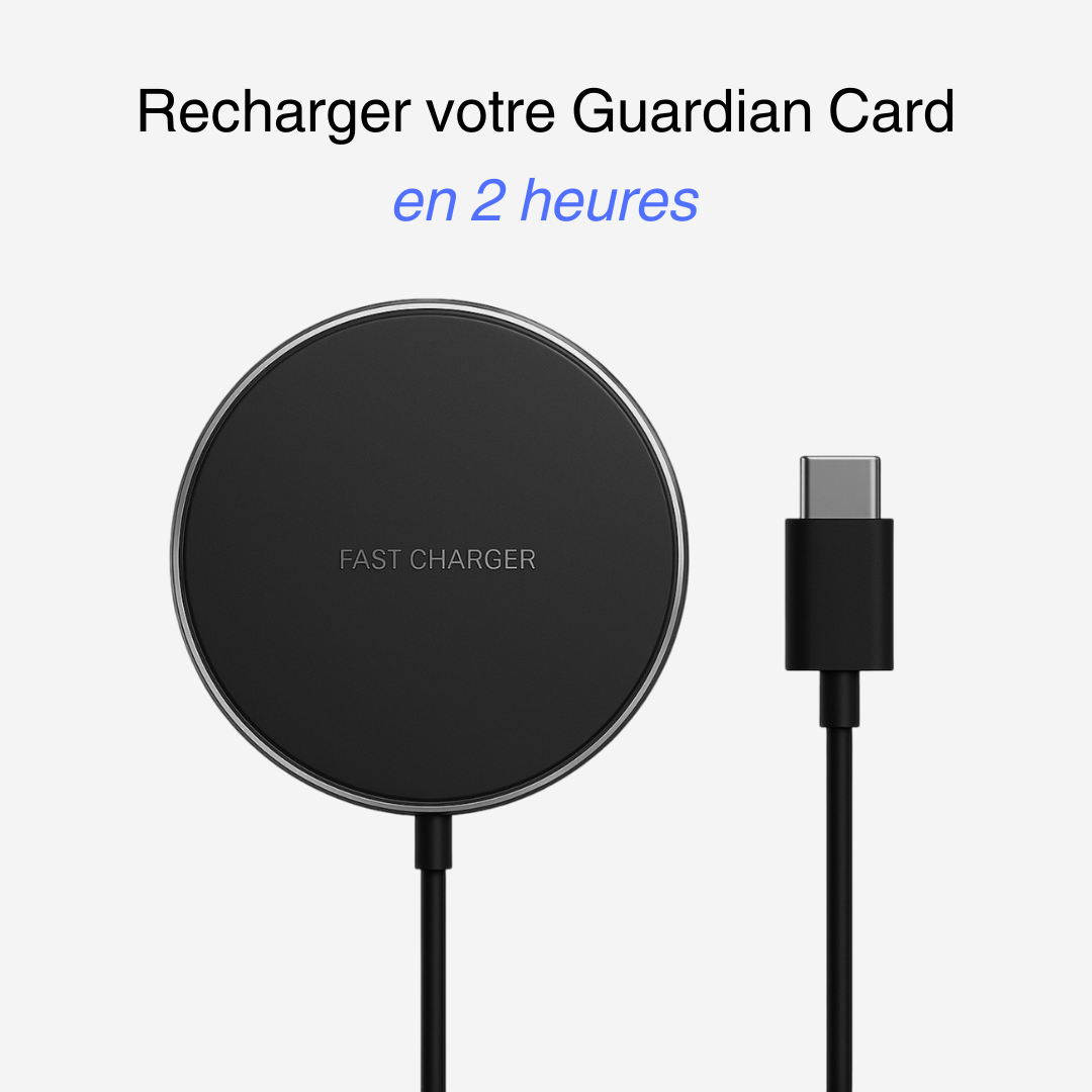 PowerPad – Chargeur sans fil de la Guardian Card – Milaris